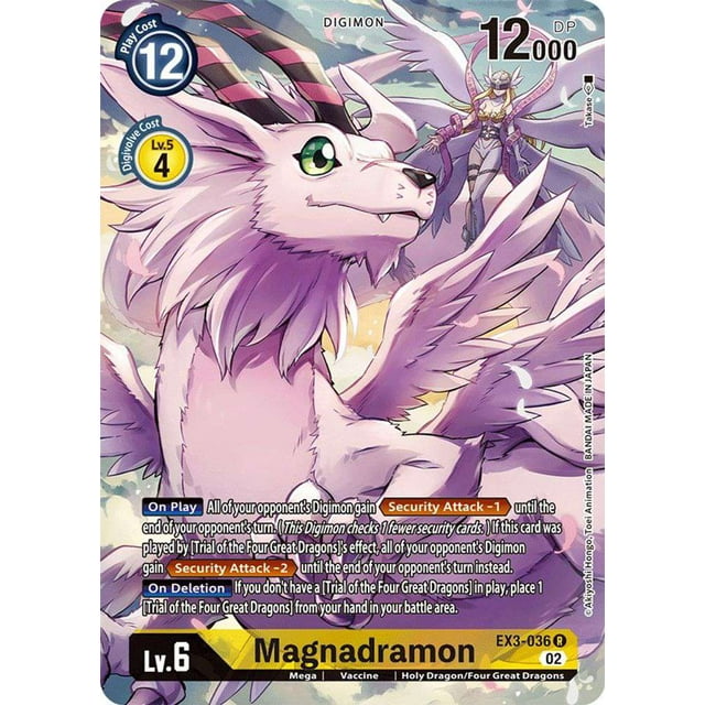Digimon Draconic Roar Magnadramon EX3-036 (Alternate Art) - Walmart.com