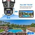 WNGPNG 5K Wireless Outdoor Camera - 12MP Resolution 10X Zoom Outdoor ...
