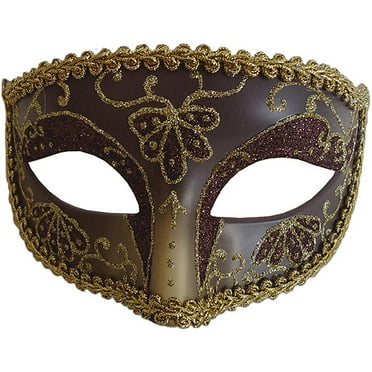 Gold Tragedy Mask Adult Halloween Accessory - Walmart.com