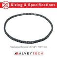 AlveyTech 90 Link 1/2" Pitch 420 Chain for the Baja, Hensim MB165 & MB200, 196cc 6.5 Hp Mini ...