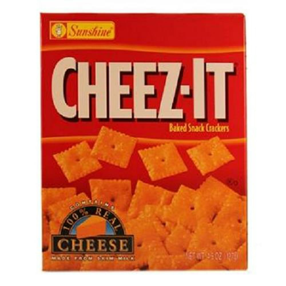 Cheez-It Baked Snack Crackers, 4.5 oz - Walmart.com - Walmart.com