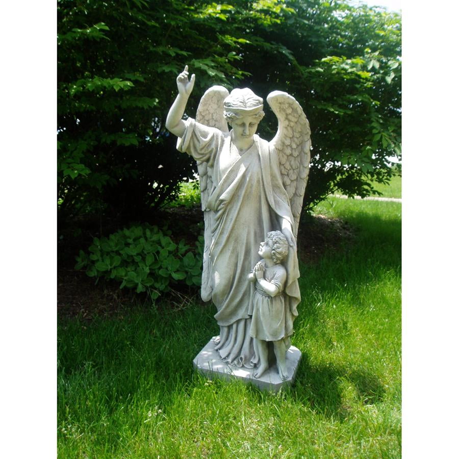 Design Toscano Guardian Angel Child's Prayer Garden Statue - Walmart ...