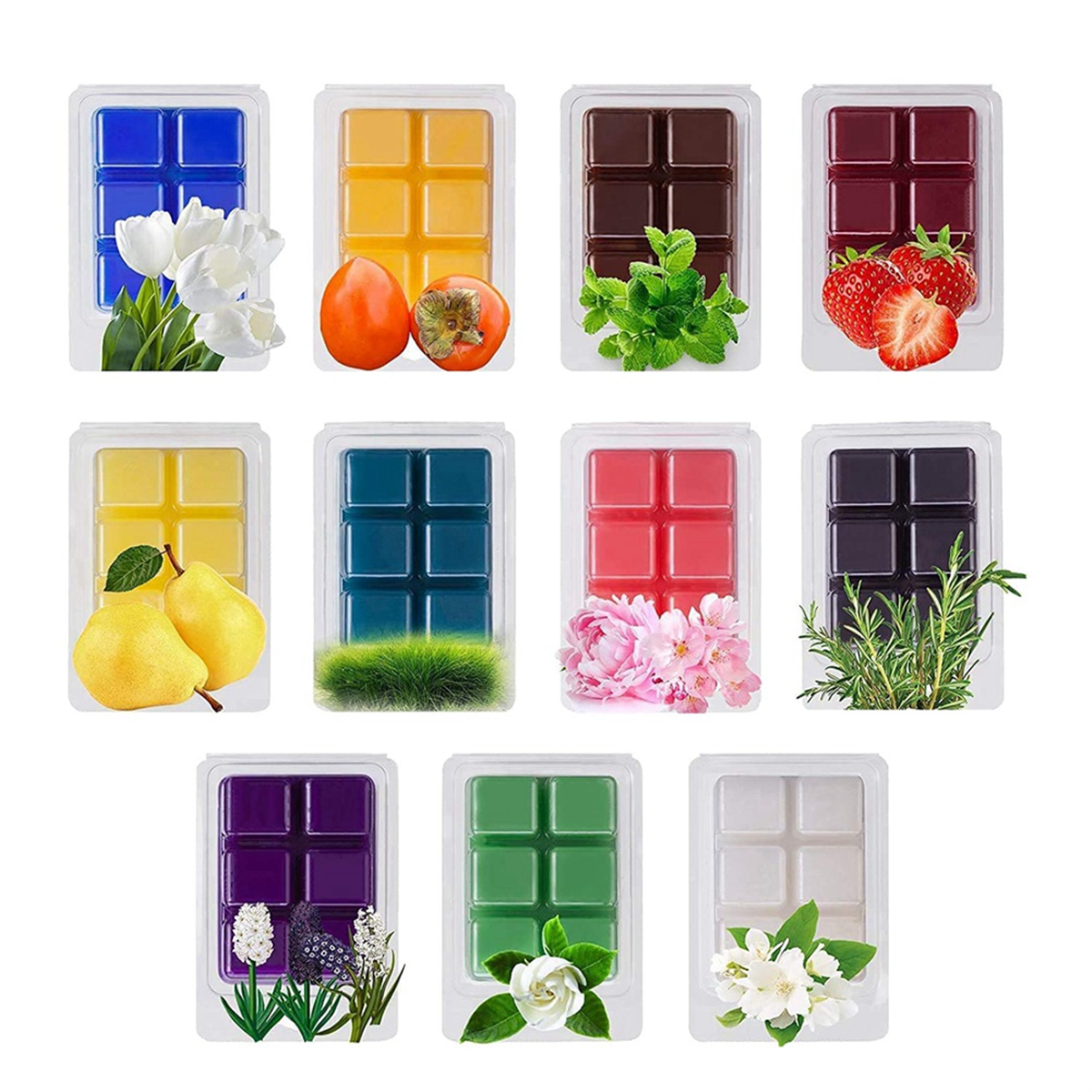 Click here for Unbranded 24 Pack Scented Wax Melts Wax Square  Sc... prices