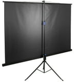 ZENSTYLE 84" 16:9 HD Projector Screen Stable Tripod Stand Movies ...