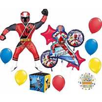 Power Rangers Birthday Party Supplies Unleash the Power Balloon Bouquet ...