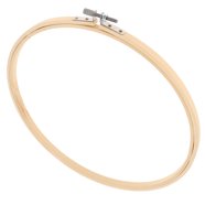 Hareemi Wood Embroidery Hoop Frame Embroidery Hoop Wood Display Frame ...