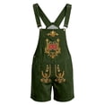 BOOMNY Oktoberfest Mens Short Bib Overalls Wide Leg Short Jumpsuits for ...