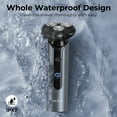 Sejoy Electric Razor for Men, Rechargeable 4D Rotary Shaver, Waterproof ...