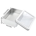 Rectangular Metal With Window Universal Packaging Container For Beads ...