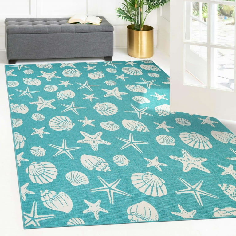 Seashell Rugs Walmart