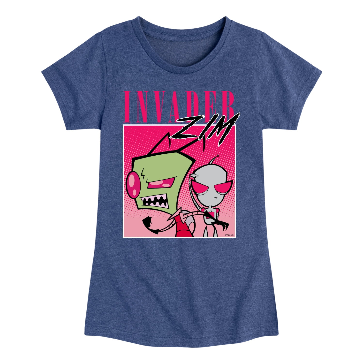 Invader ZIM - GIR and ZIM - Retro Style - Toddler And Youth Girls Short ...