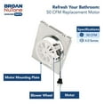 Broan NuTone Bath Fan Replacement Motor Kit - Walmart.com