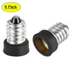 Uxcell E14 to E12 Light Socket Adapter Converter Bulb Base Lamp Holder ...