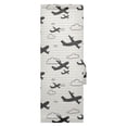 Airplane Cloud Pattern Door Curtain Sheer Privacy Light Filtering ...