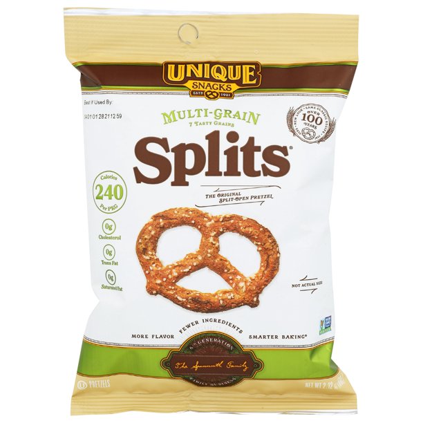 Unique Snacks - Unique Pretzels Multi Grain All-Natural, Baked Pretzel ...