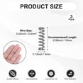 Uxcell 3-Pack Compression Springs, 10mm Length 3mm OD 304 Stainless ...