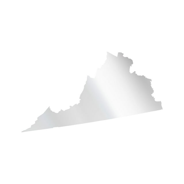 Virginia Shaped Sticker Decal Die Cut - Self Adhesive Vinyl - Weatherproof - Made in USA - Many ...