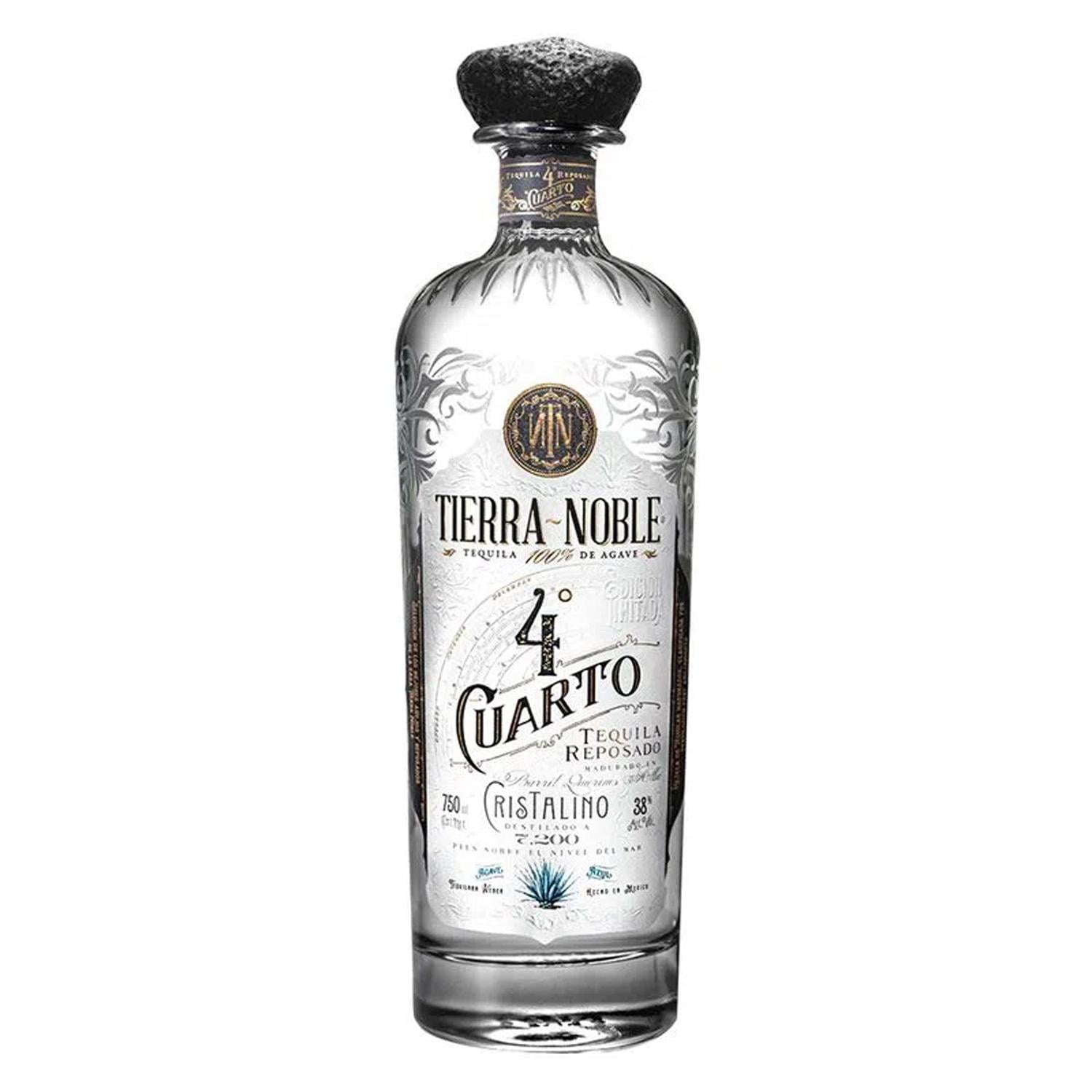 Tequila Tierra Noble 4 Cuarto Reposado Cristalino 750 ml | Walmart en línea