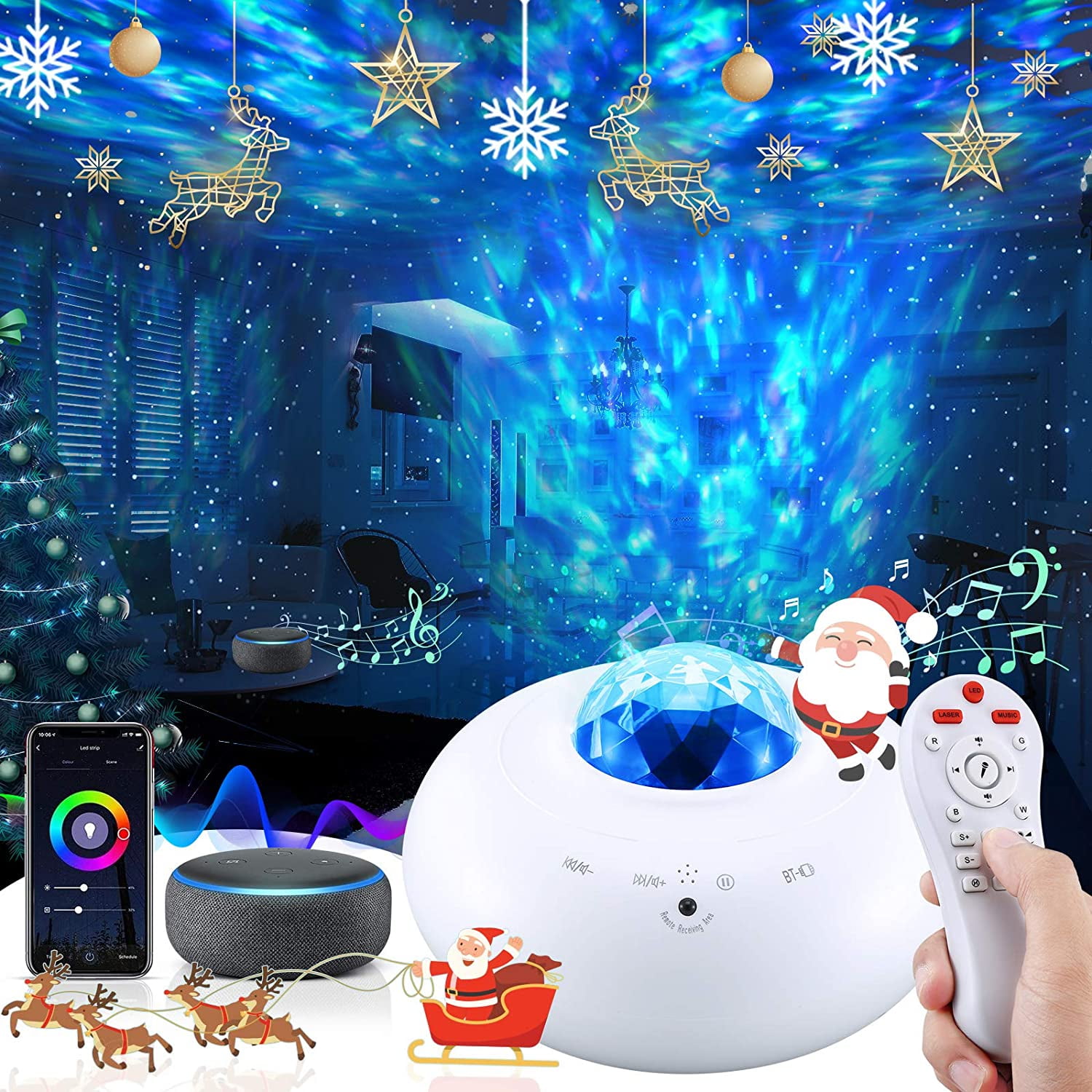 Star Galaxy Projector, Smart Night Light for Kids and Adults, Skylight ...