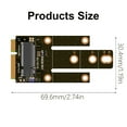 CIYISON High Efficiency M.2 NGFF Key B to mPCIE Adapter Card with Card ...