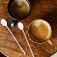 LUDJSKZ Clearance Glass Spoons, Clear Coffee Spoon, 5.8 Inches Stirring ...