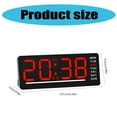 Sleekly Digital Clock With Large Screen And Easy To Read Time And Date ...