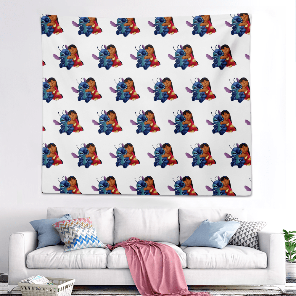 Stitch Backdrop Background for Kids Party Supplies Birthday Banner,70. ...