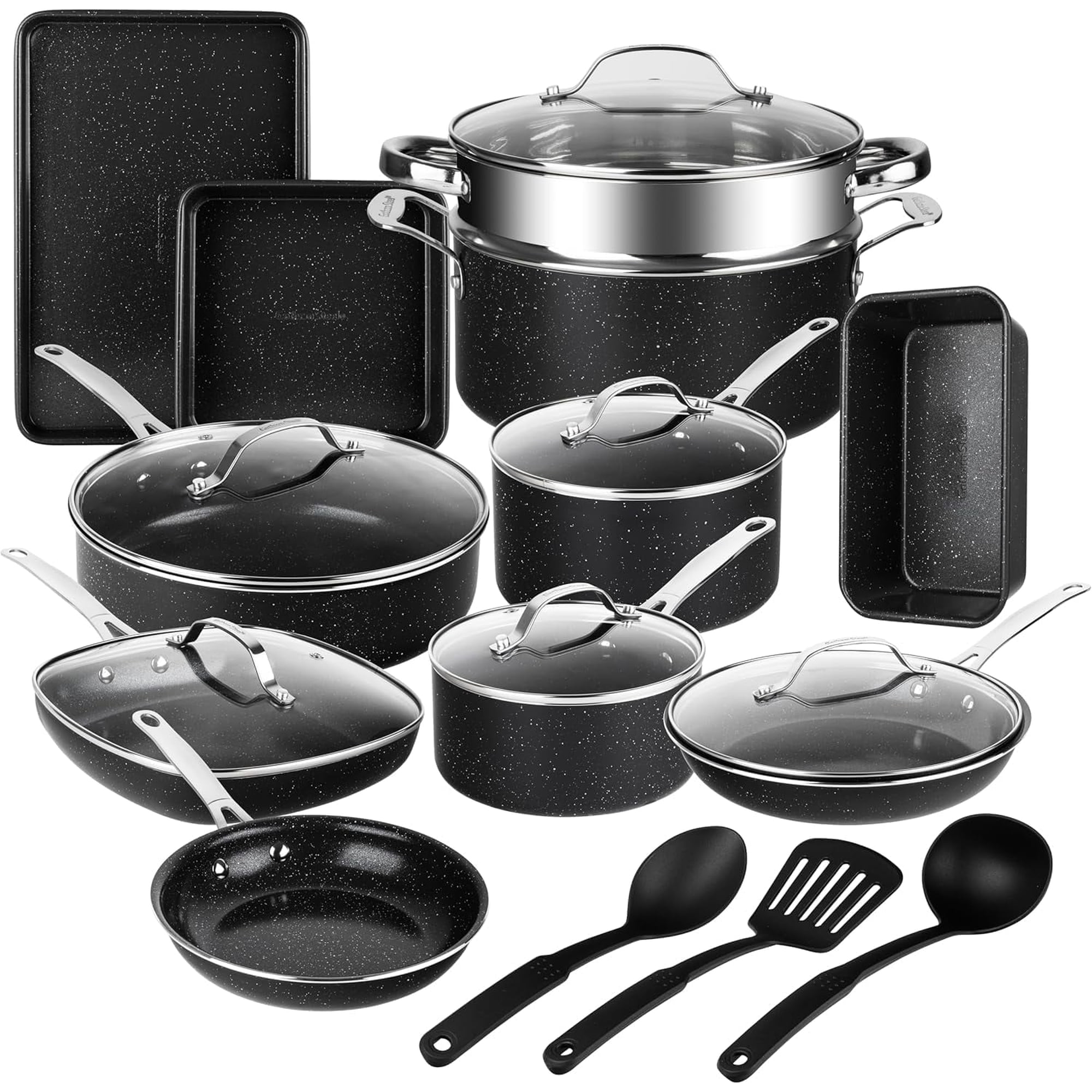 Click here for Granitestone 20 Pc Complete Pots And Pans Set Non... prices