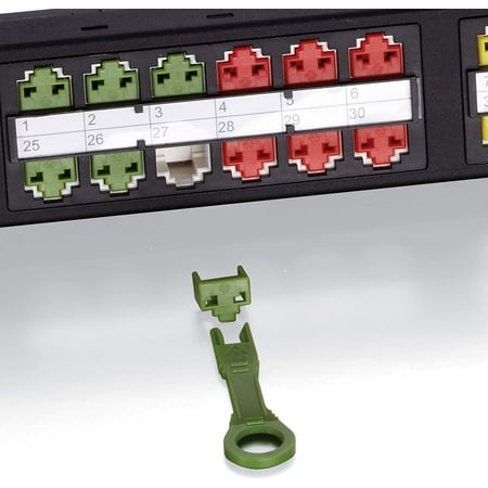 NTW- Archtech NL-PBK10-GN Locking RJ45 Port/Dust Blocker with Color ...