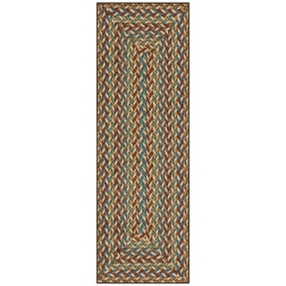 Mainstays Traditional Persian Teal Print Indoor Hallway Runner Rug, 2 ...