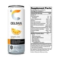CELSIUS Sparkling Orange Fitness Drink, Pre-Workout Energy, Zero Sugar ...