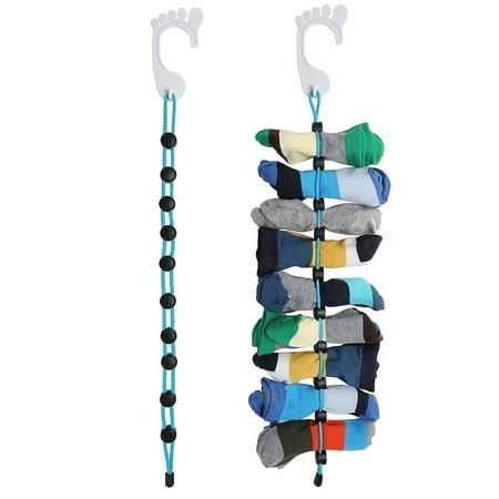 YERDGARY Sock organizer, 2 pieces pockets or dividers for washing ...