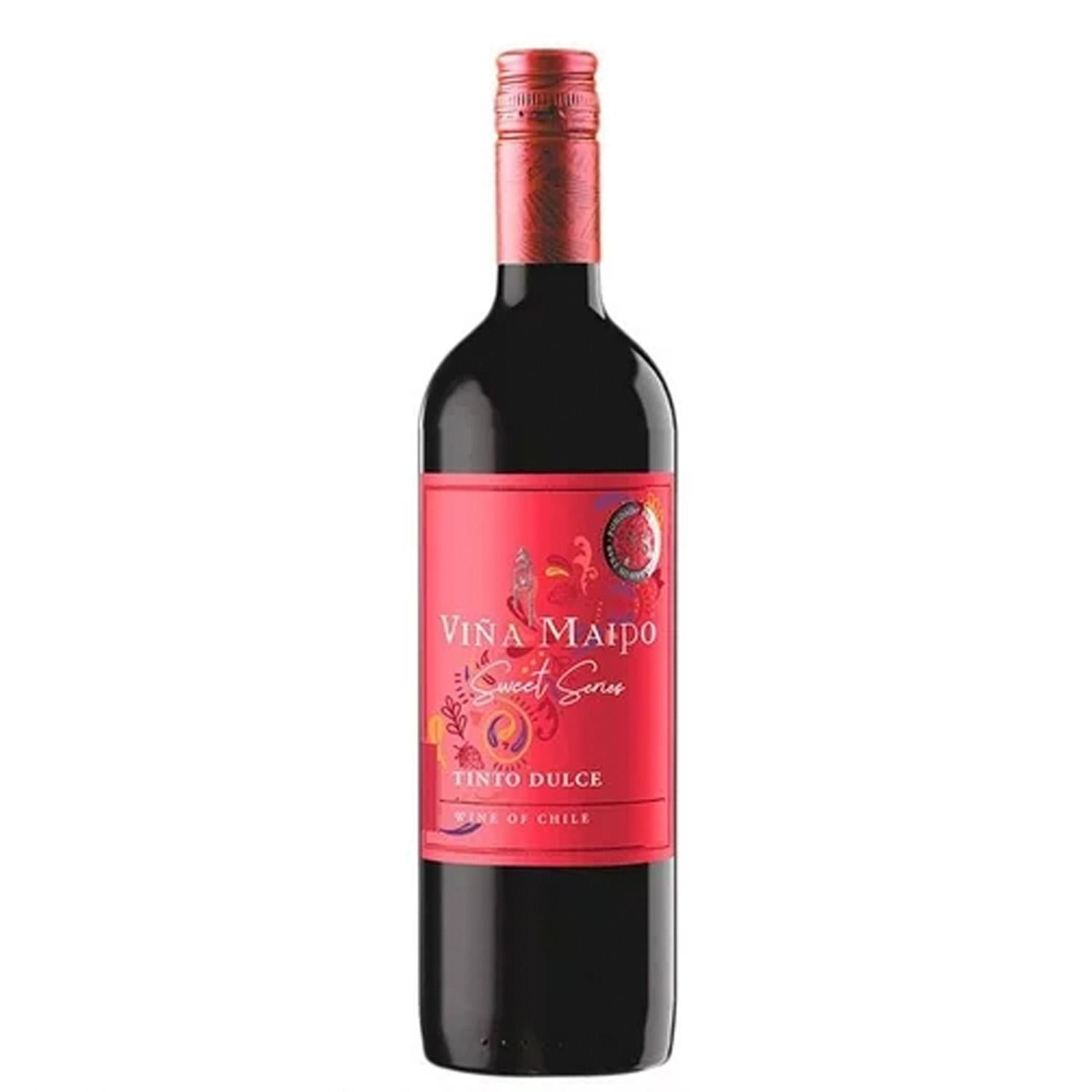 Pack de 12 Vino Tinto Viña Maipo Sweet Red 750 ml | Bodega Aurrera en línea