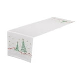 Christmas and Holiday Table Runners Colorful Festive Designs Polyester ...