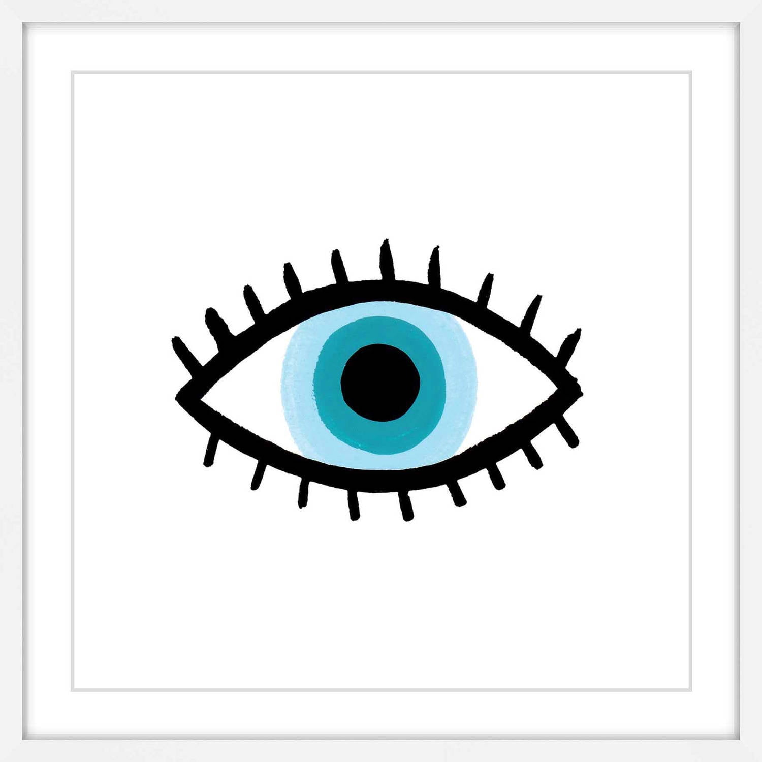 "Eye See You" Framed Painting Print - Walmart.com