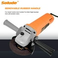 SOLUDE Angle Grinder,4-1/2-inch Power Grinder Tool with 4 Grinding ...