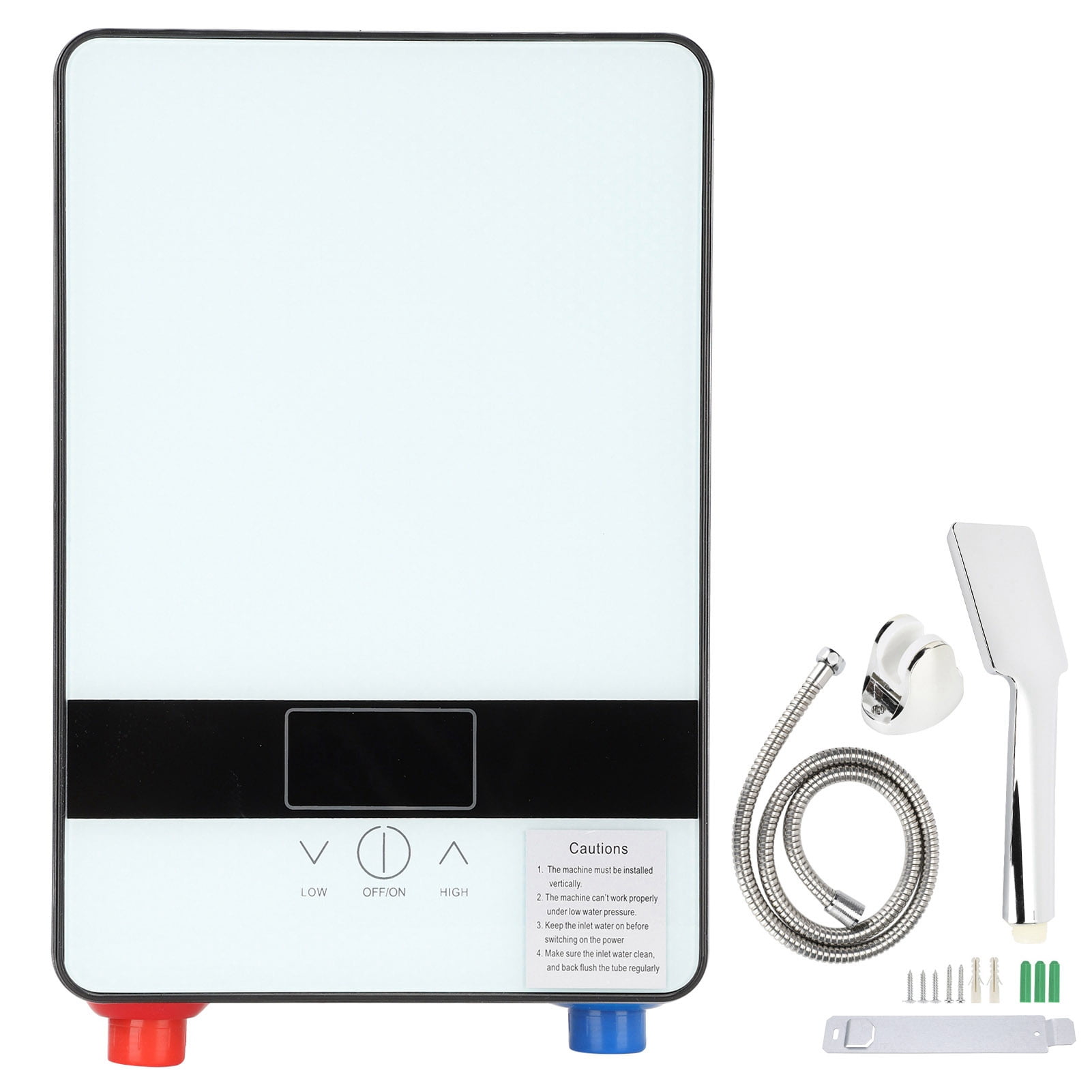 Calentador de agua instantáneo, 4500W Agua eléctrica instantánea Suministros para el hogar ...