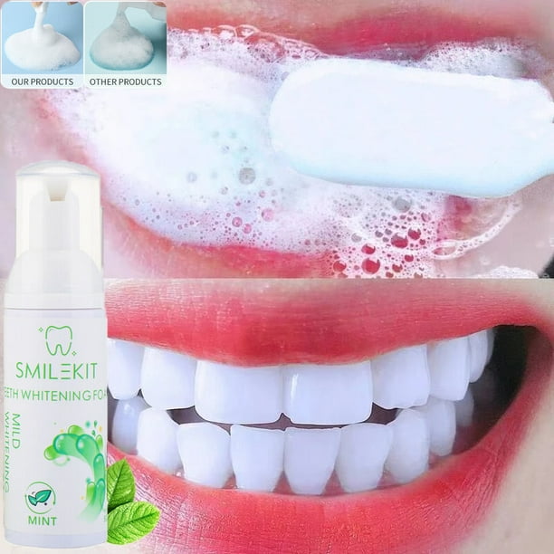 Teeth Mousse Foam Refreshing Breath Deep Cleaning Toothpaste, Fresh ...
