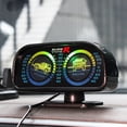 Adjustable Base Car Digital Display Level Tilt Gauge Slope Meter with ...
