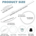 2 count Bleeder Hose, Way Check Valve Tube Bleeding Tool for Clutch ...
