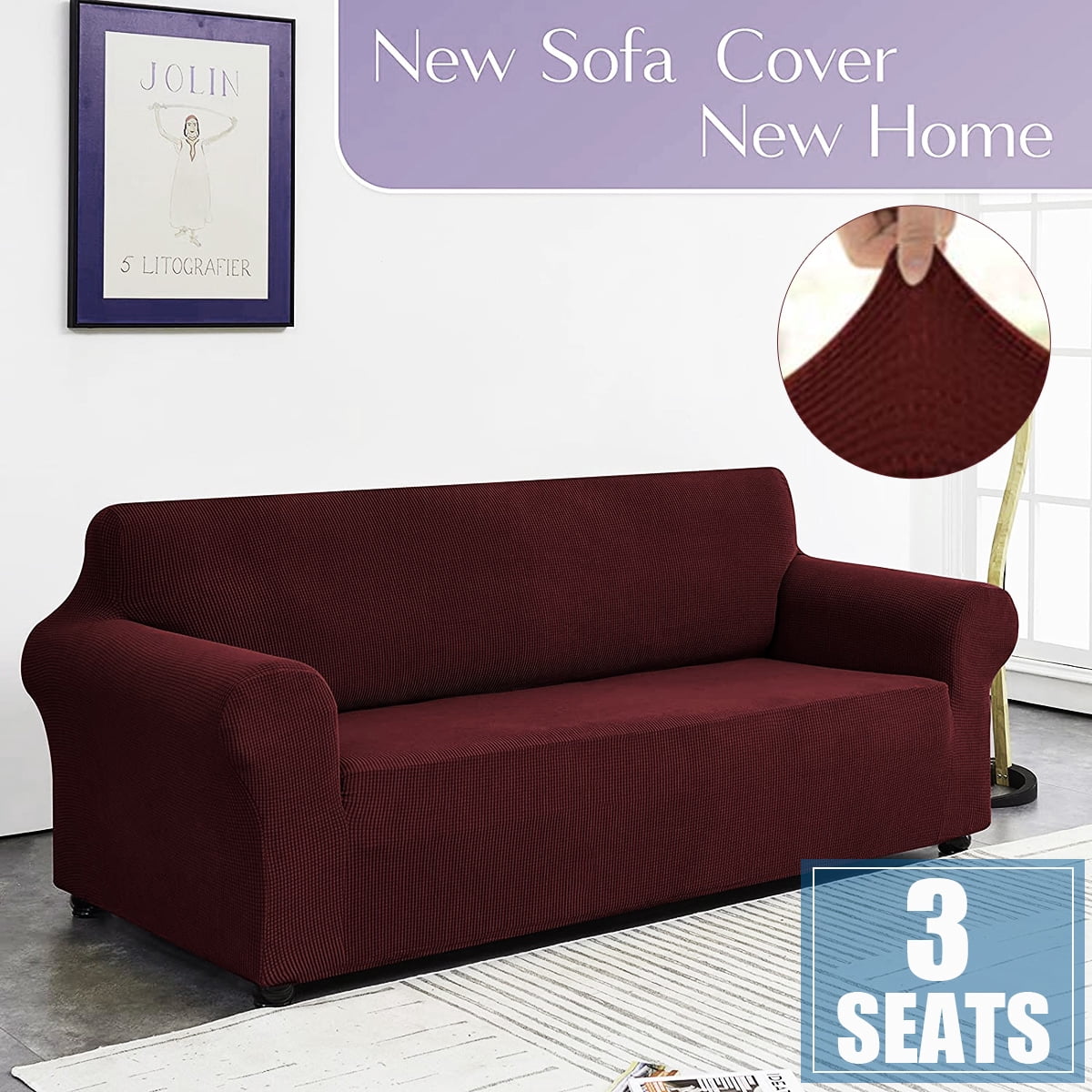 Large Sofa Covers for 3/4 People Couch Stylish Couch Covers for Sofa ...