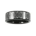 Men's Celtic Cross Pattern Ring in Black Tungsten - Walmart.com