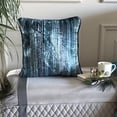 Euro Sham Pillow Covers, Blue 26"x26" (65x65 cm) Throw Pillow Covers ...