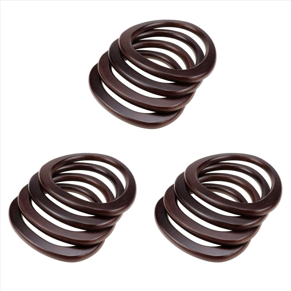 Click here for Unbranded 12 Pack Wooden Purse Handle D Shape Wood... prices