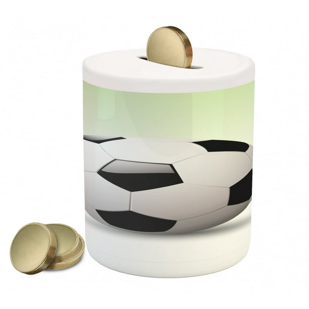 Ceramic Football Bank