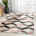 Well Woven Good Vibes Millie Modern Geometric Blush Pink 7'10" x 9'10 ...