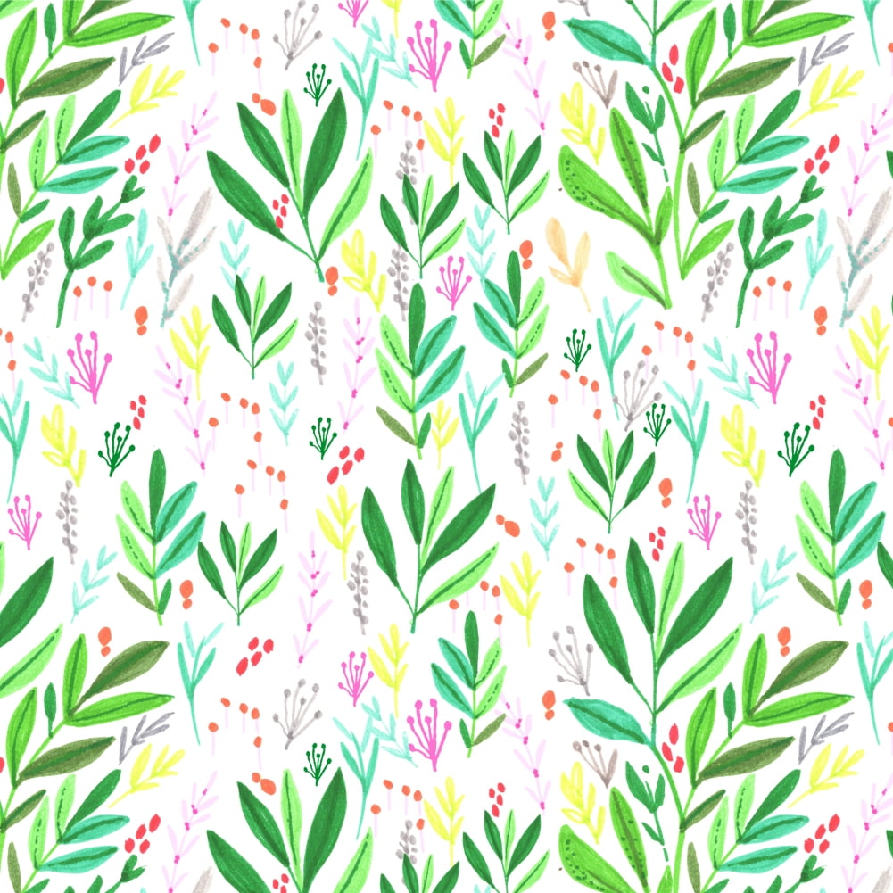 Spunky Foliage Premium Roll Gift Wrap Wrapping Paper - Walmart.com