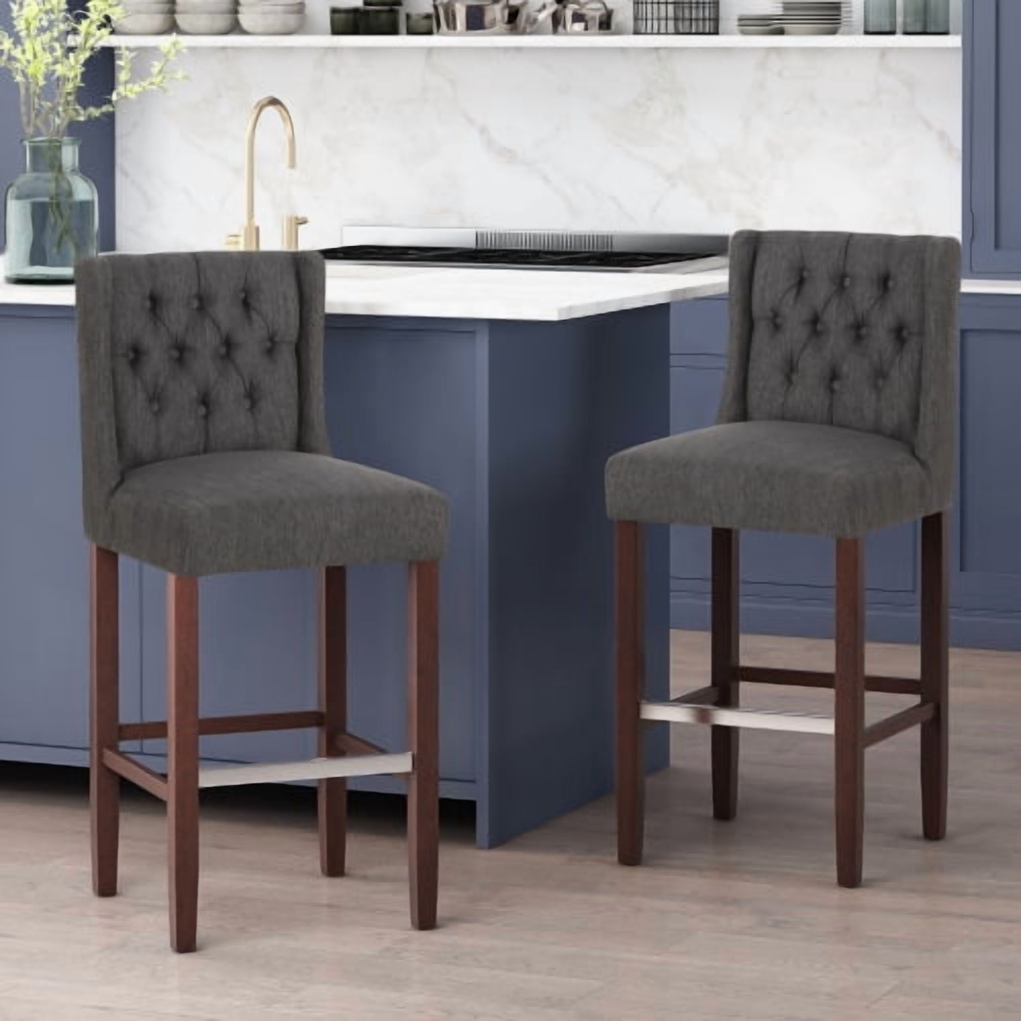 Click here for Noble House Modern Minimalist Metal Leg Bar Stool... prices