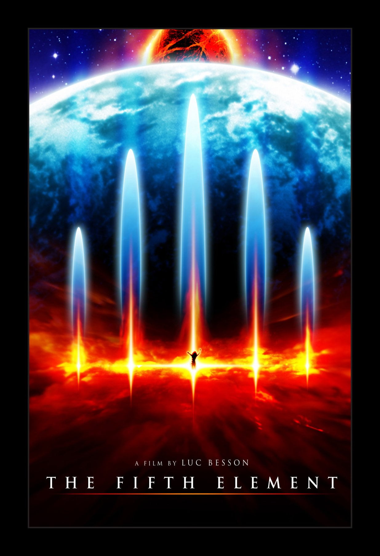 THE FIFTH ELEMENT - 11x17 Framed Movie Poster - Walmart.com