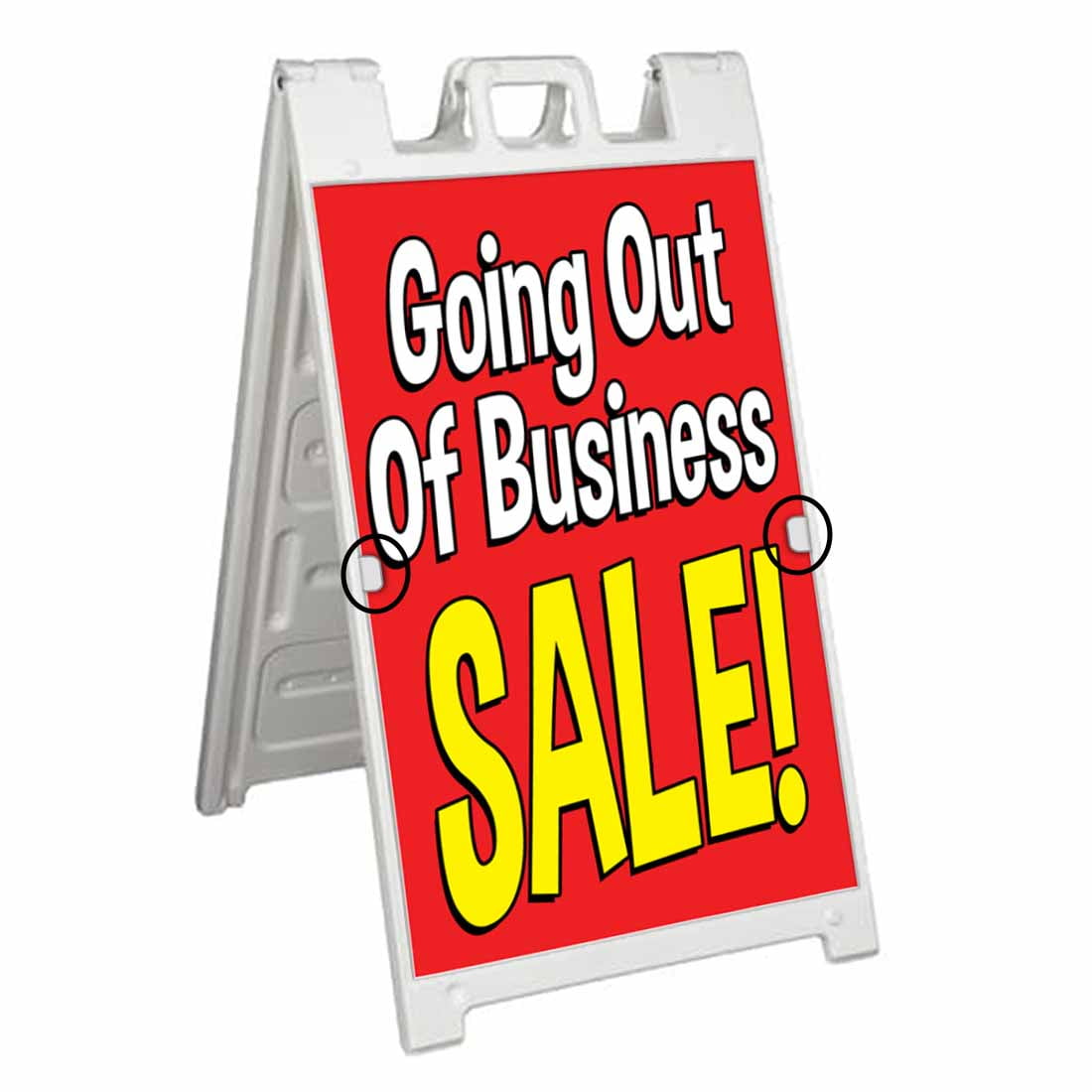 Going Out Of Business Sale (24" X 36") Deluxe A-Frame Signicade ...